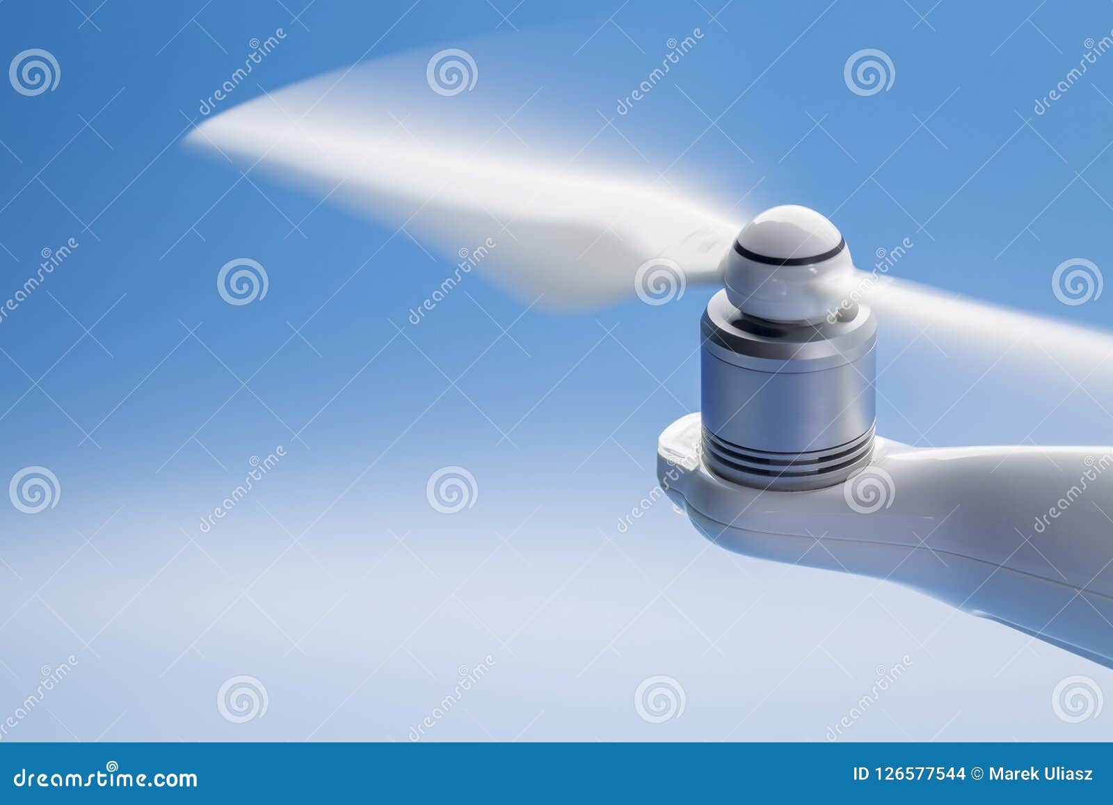 Blurred Rotating Drone Propeller Stock Photo - Image of blurred ...