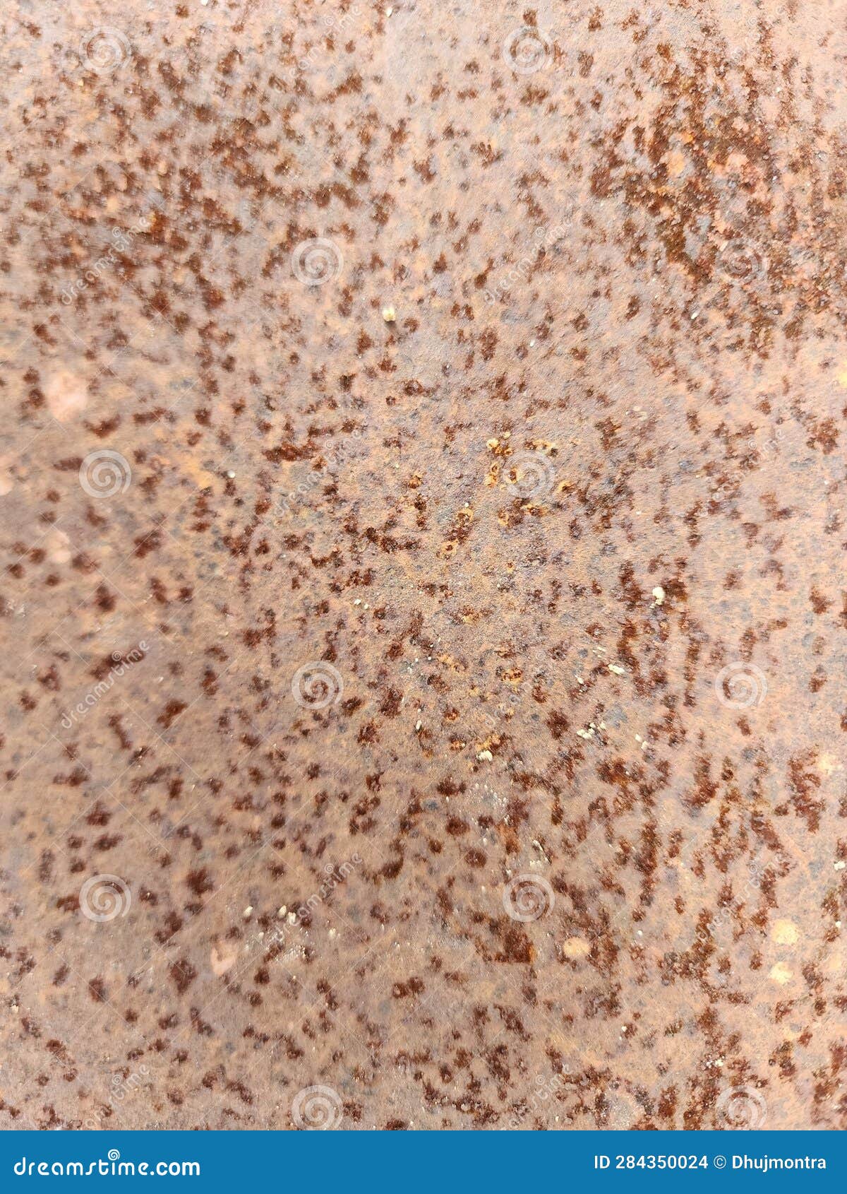 The Blurred Rusted Metal Surface, the Rust Texture on the Surface ...