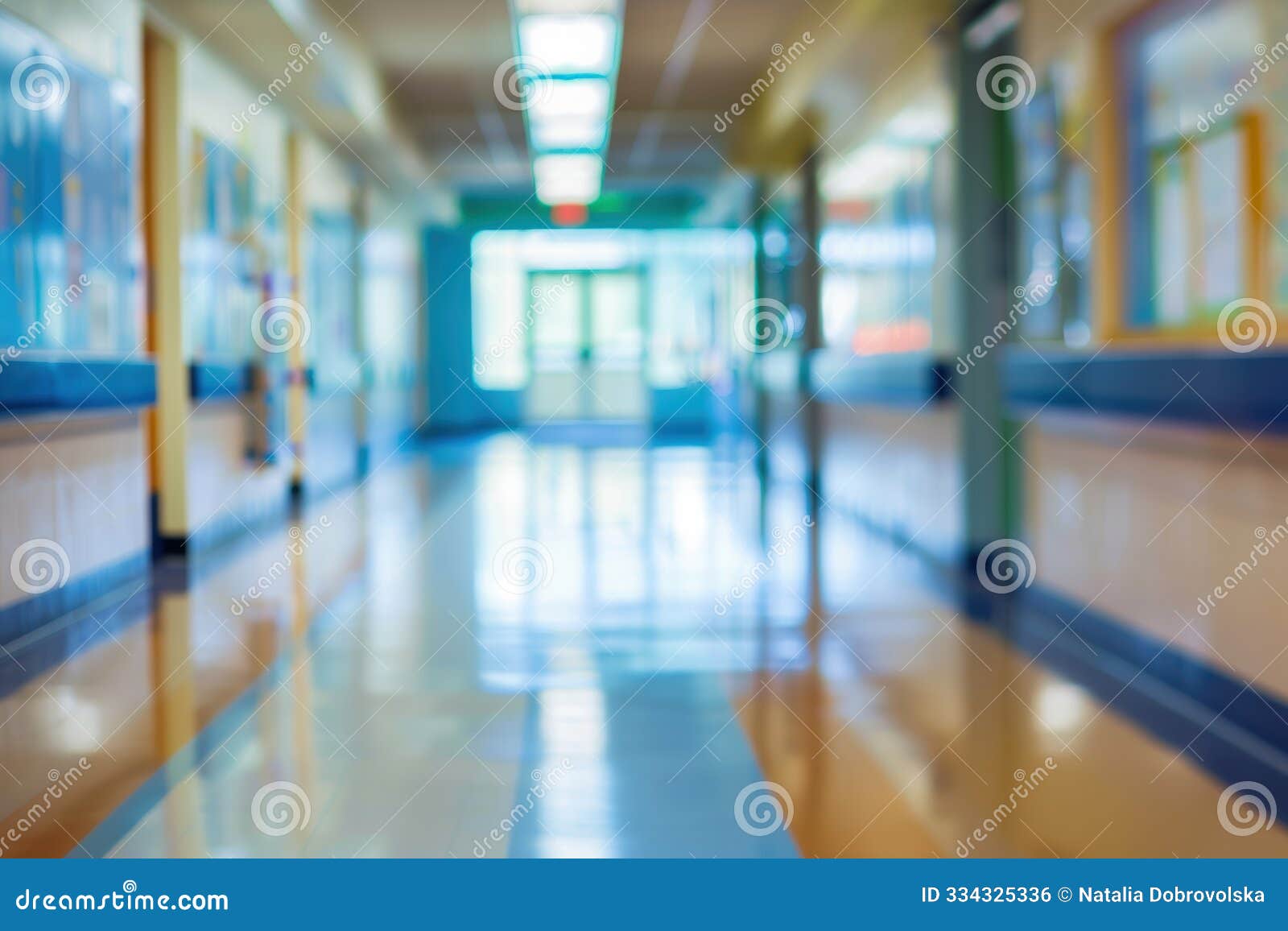 Blurred School Classroom Background, Soft Abstract Focus on Desks and ...