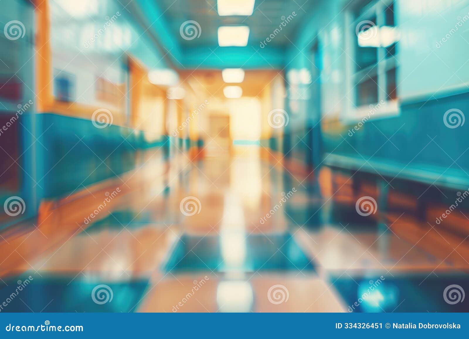 Blurred School Classroom Background, Soft Abstract Focus on Desks and ...