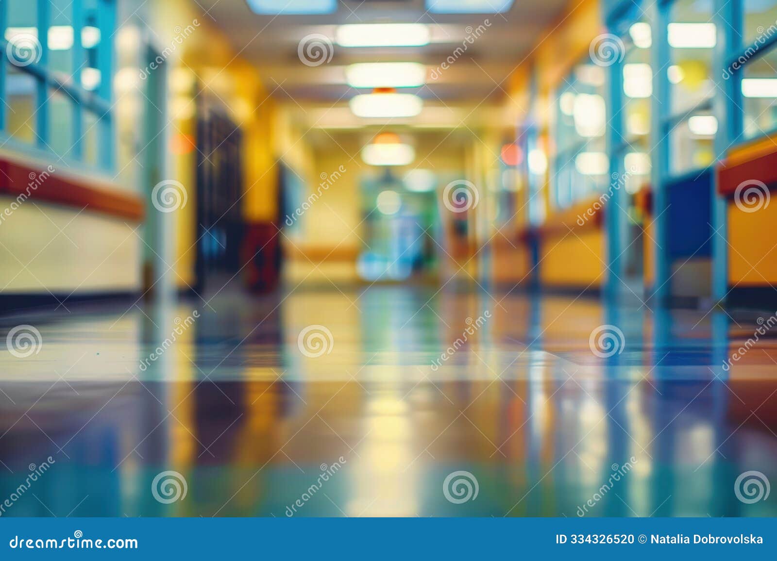 Blurred School Classroom Background, Soft Abstract Focus on Desks and ...