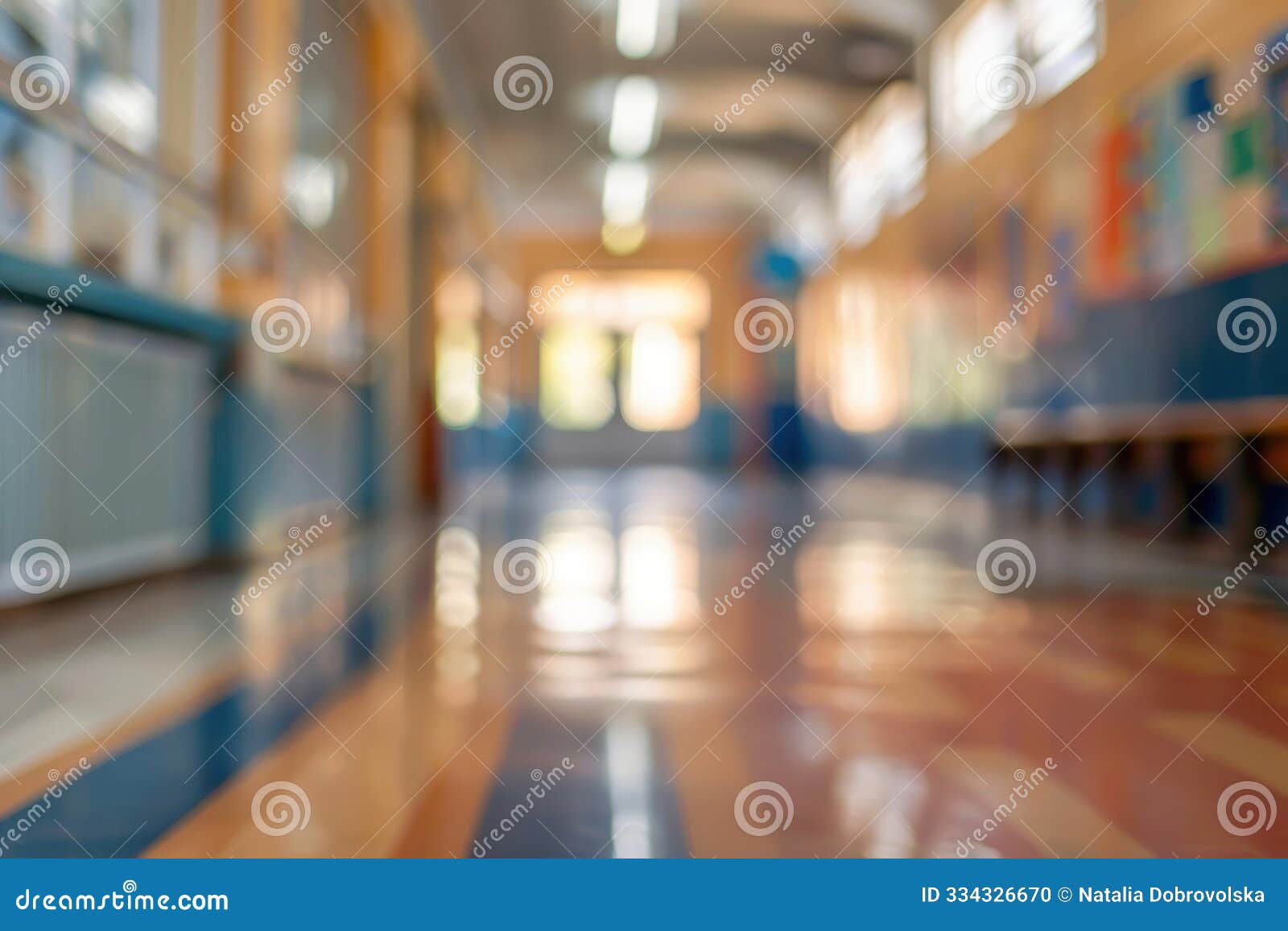 Blurred School Classroom Background, Soft Abstract Focus on Desks and ...