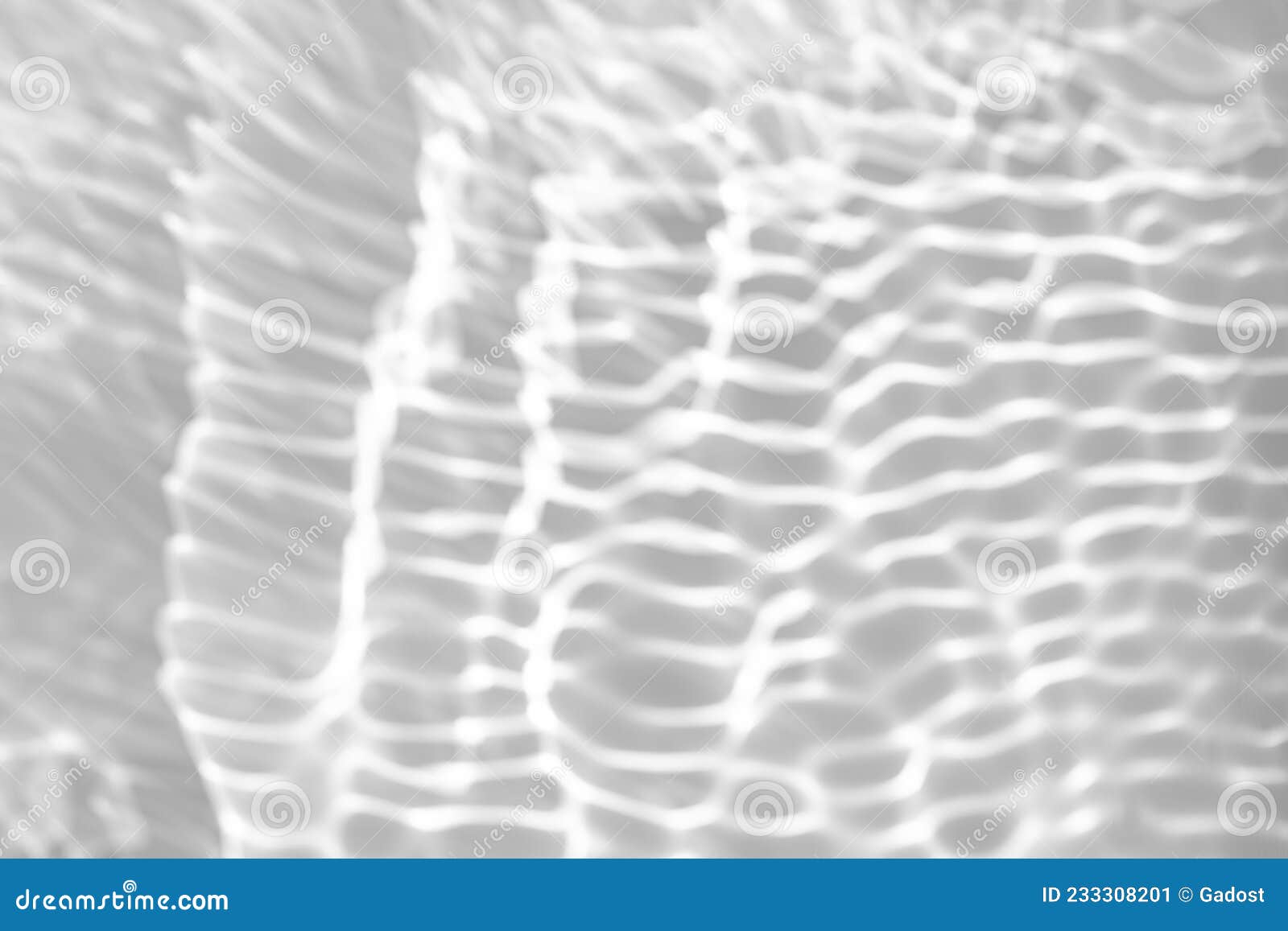 Blurred Shadow and Light Caustic Effect on a White Wall Stock Image ...