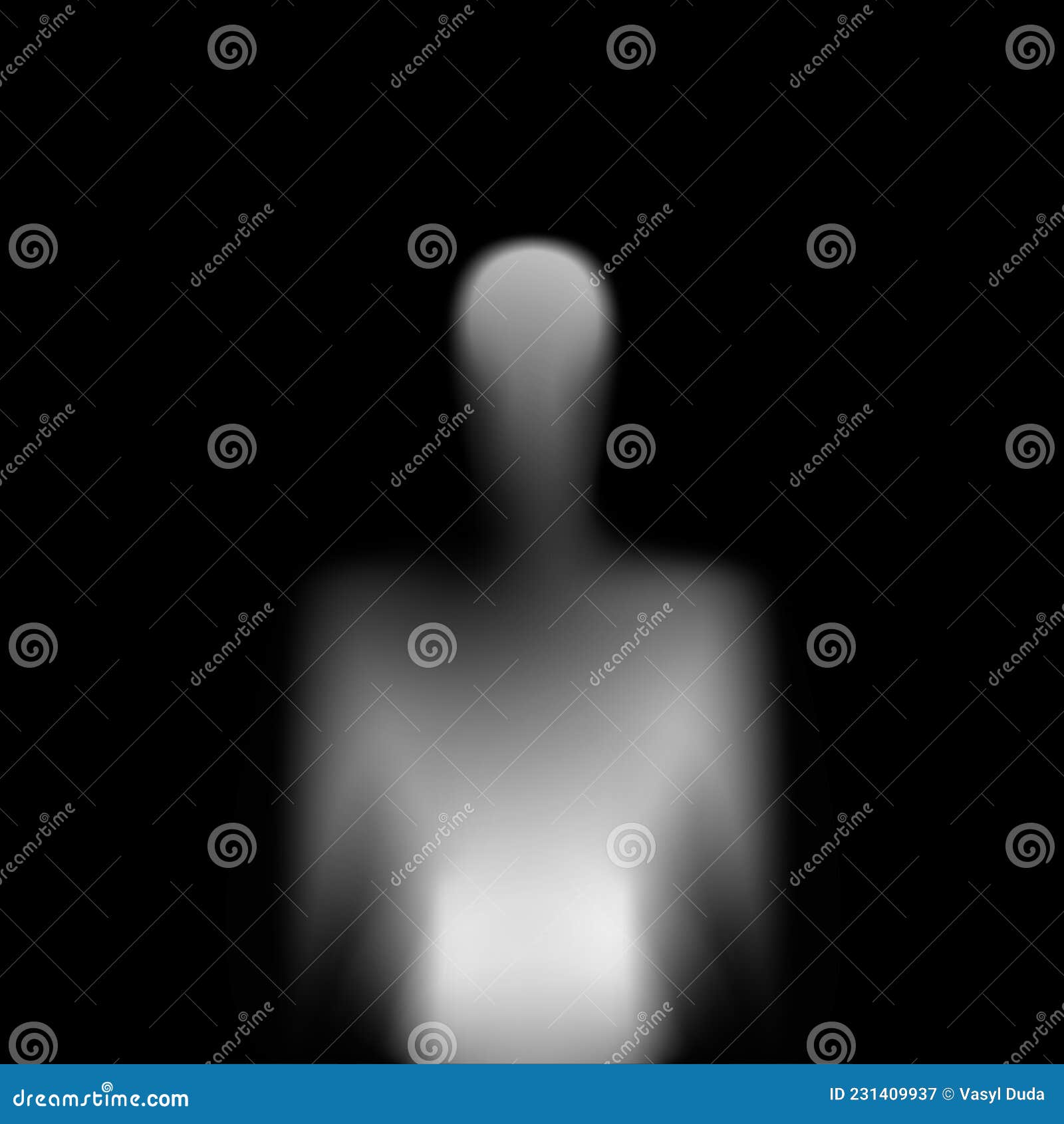Blurred Shadow stock illustration. Illustration of depression - 231409937