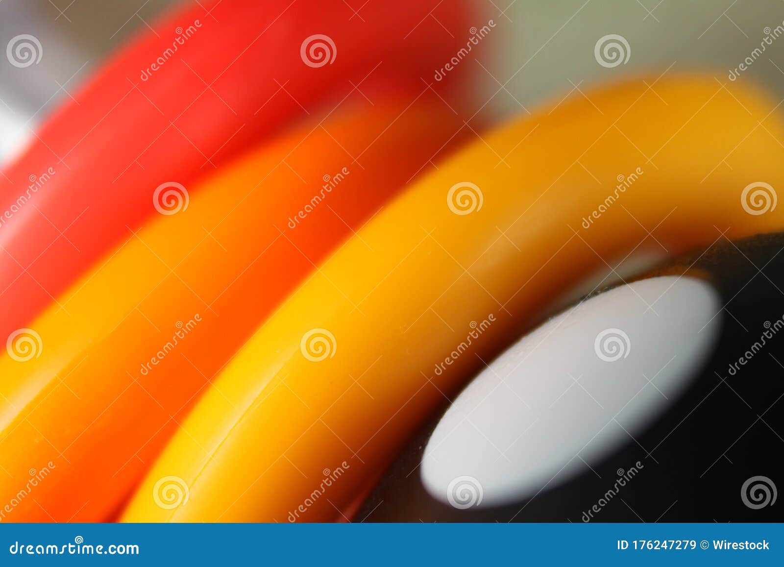 Blurred Shot of an Object with Different Shades of Orange Color Stock ...