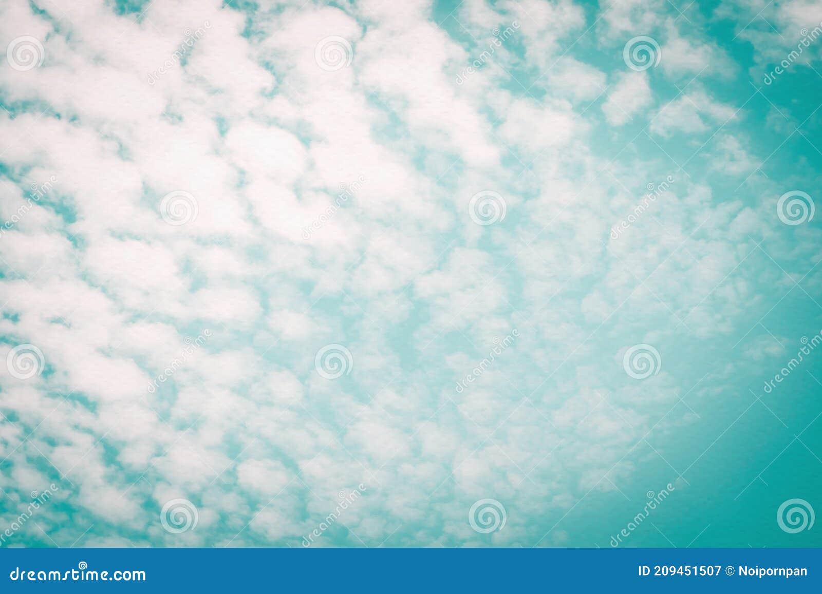 Blurred Sky Background with Natural Scattered Clouds on Wind Movement ...