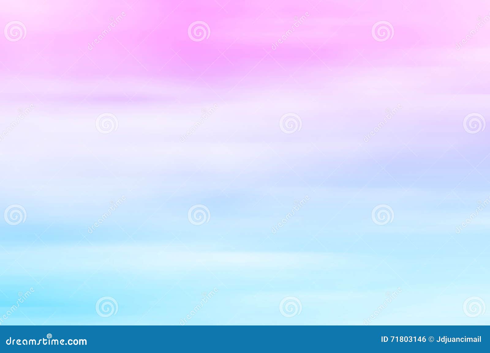 Blurred Sky at Sunset. Pink To Blue, Pastel Tones, Gradient Stock Photo ...