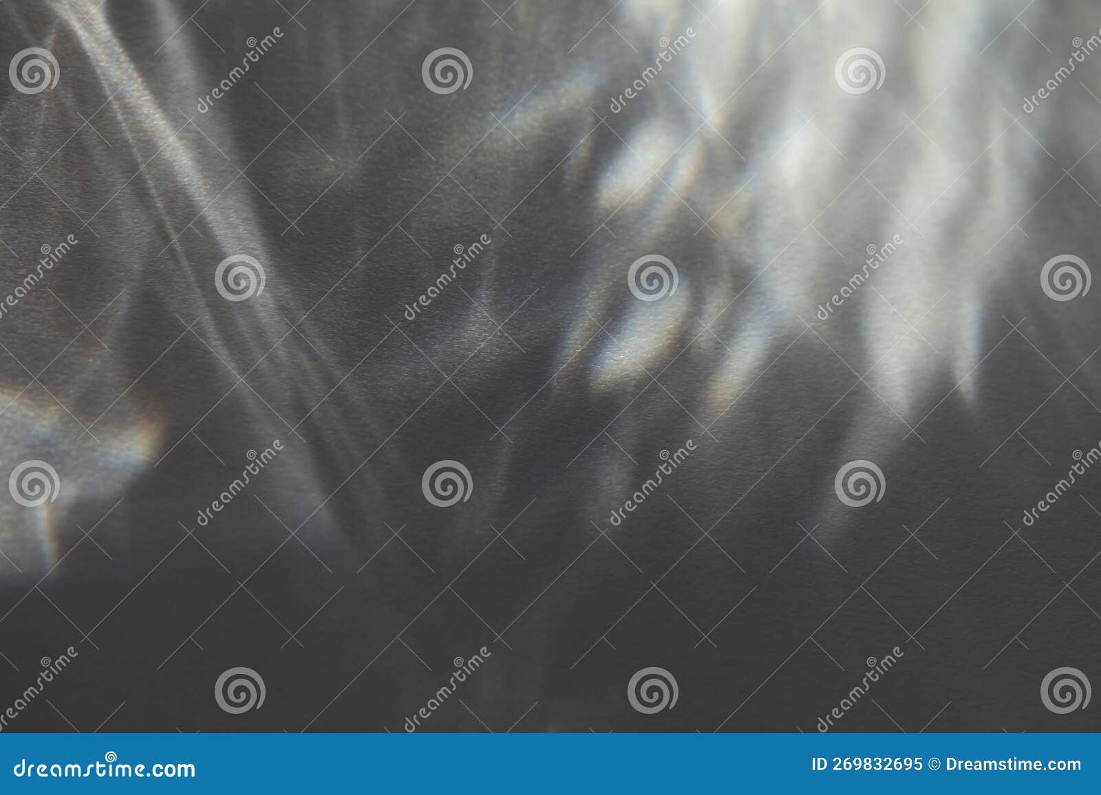 Blurred Soft Focus Gray Grain Texture Wall With Rainbow Refraction ...
