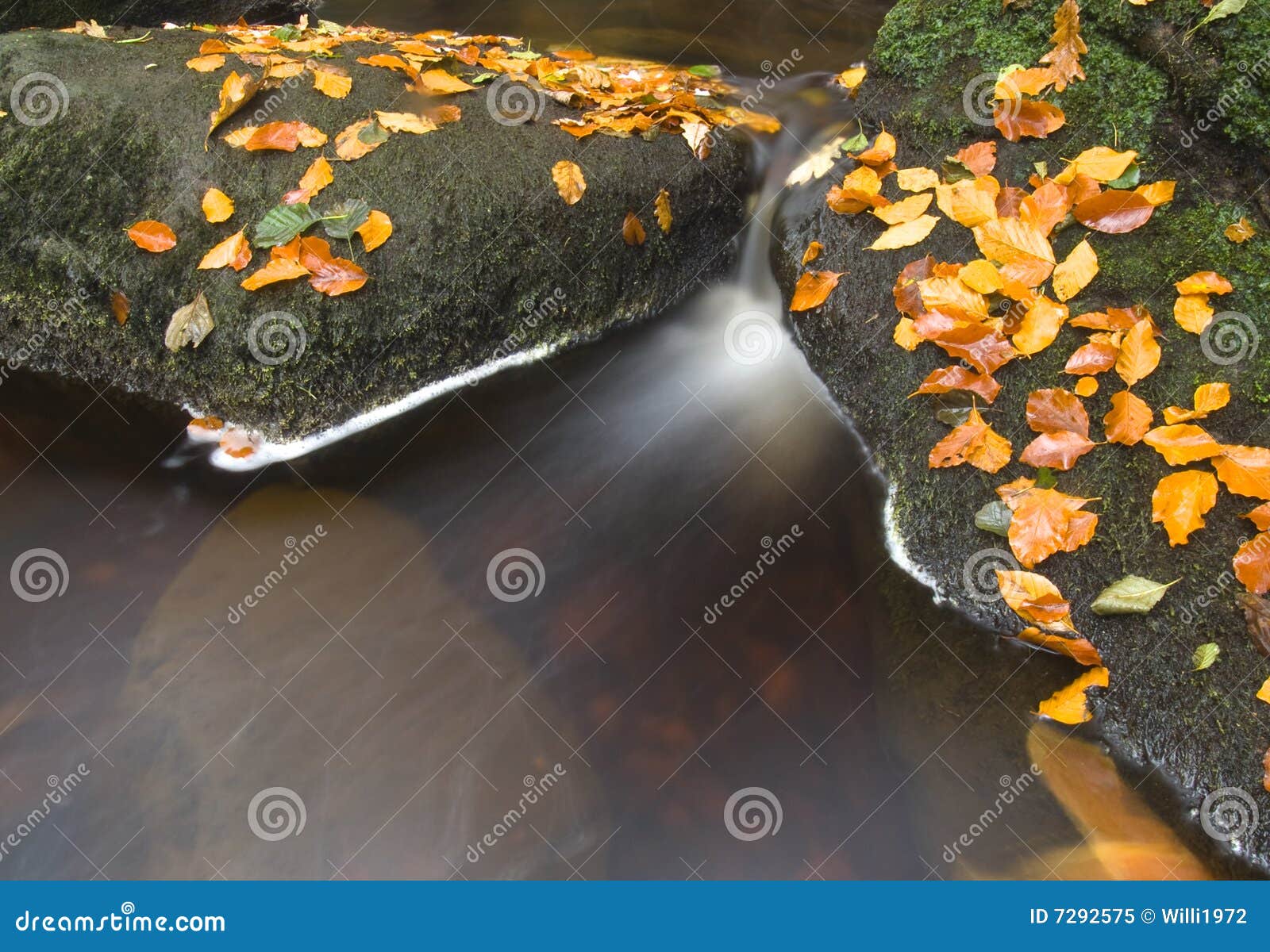 Blurred steam in fall stock image. Image of water, blur - 7292575
