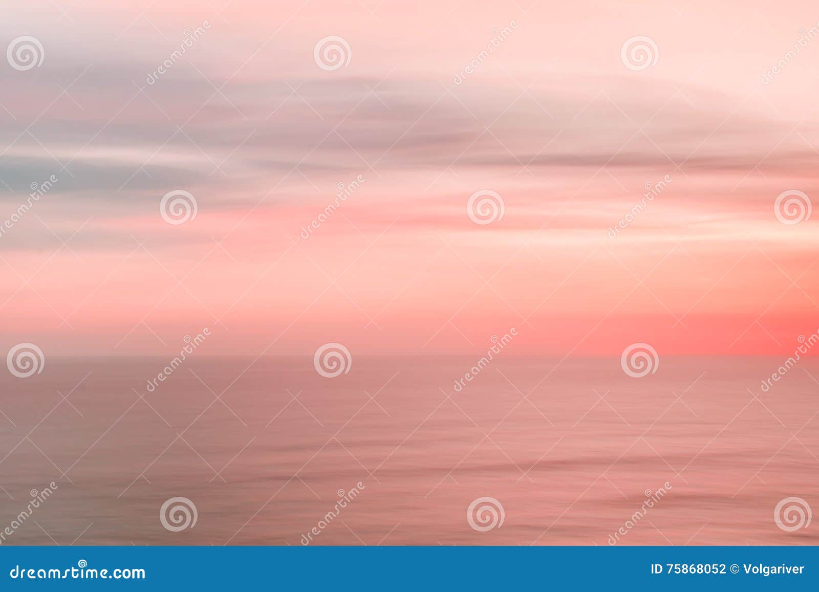 Blurred Sunset Sky and Ocean Stock Photo - Image of multicolor ...