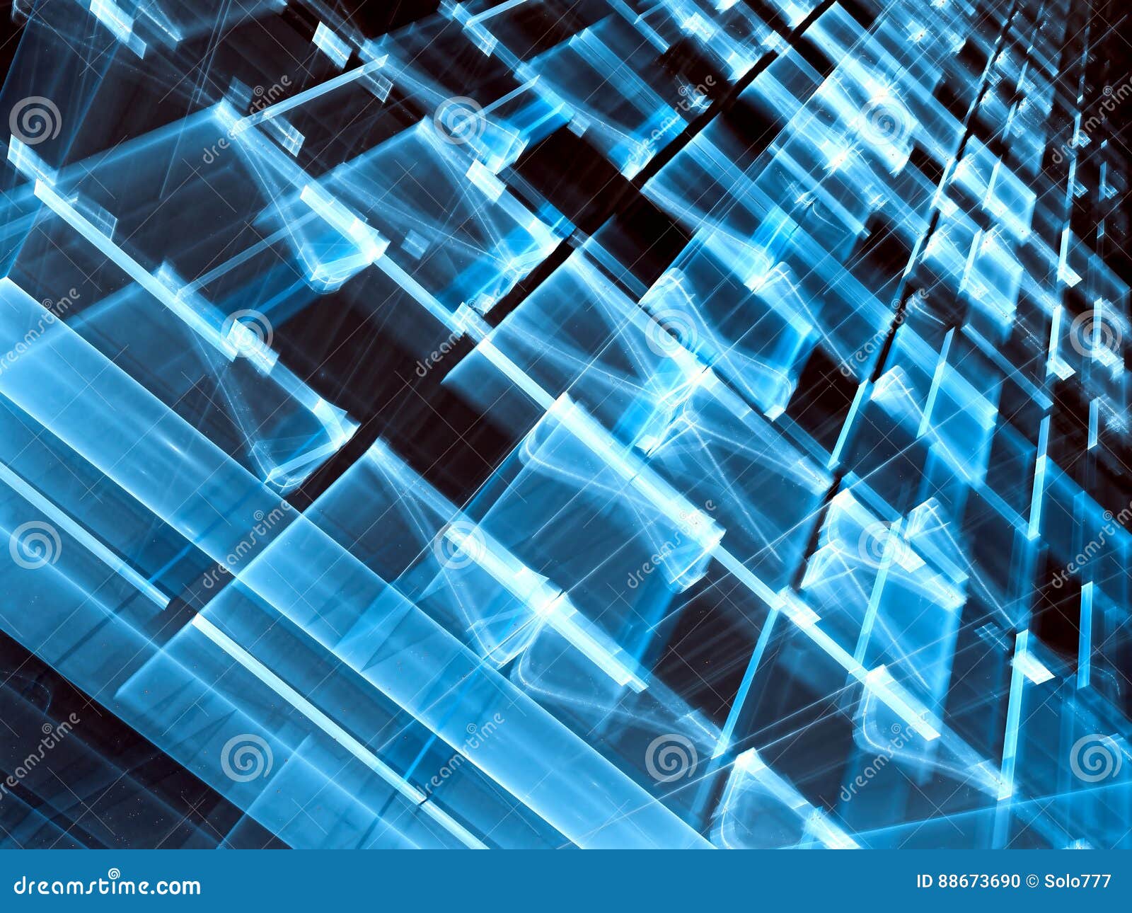 Blurred Technology Background - Abstract Digitally Generated Ima Stock ...