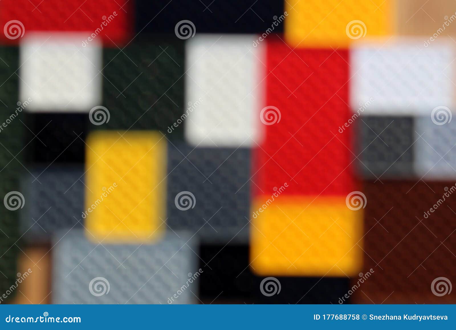 Blurred Texture with Different Sizes Rectangles and Vibrant Colors ...