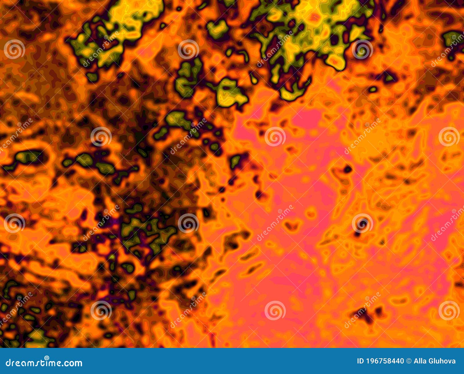 Blurred Texture Thermographic Camera. Activity Map, Thermal Imager Map ...
