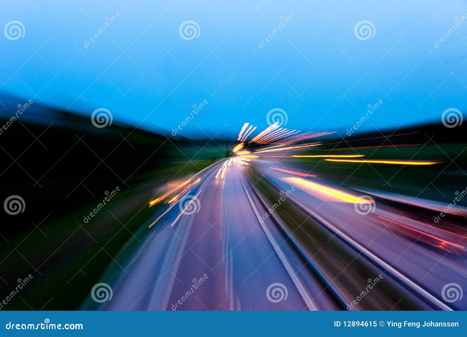 Blurred traffic at night stock image. Image of abstract - 12894615