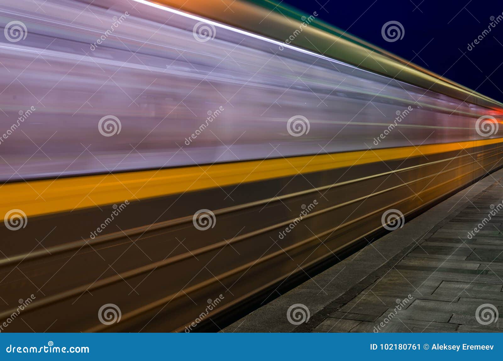 Blurred train movement stock image. Image of rail, background - 102180761