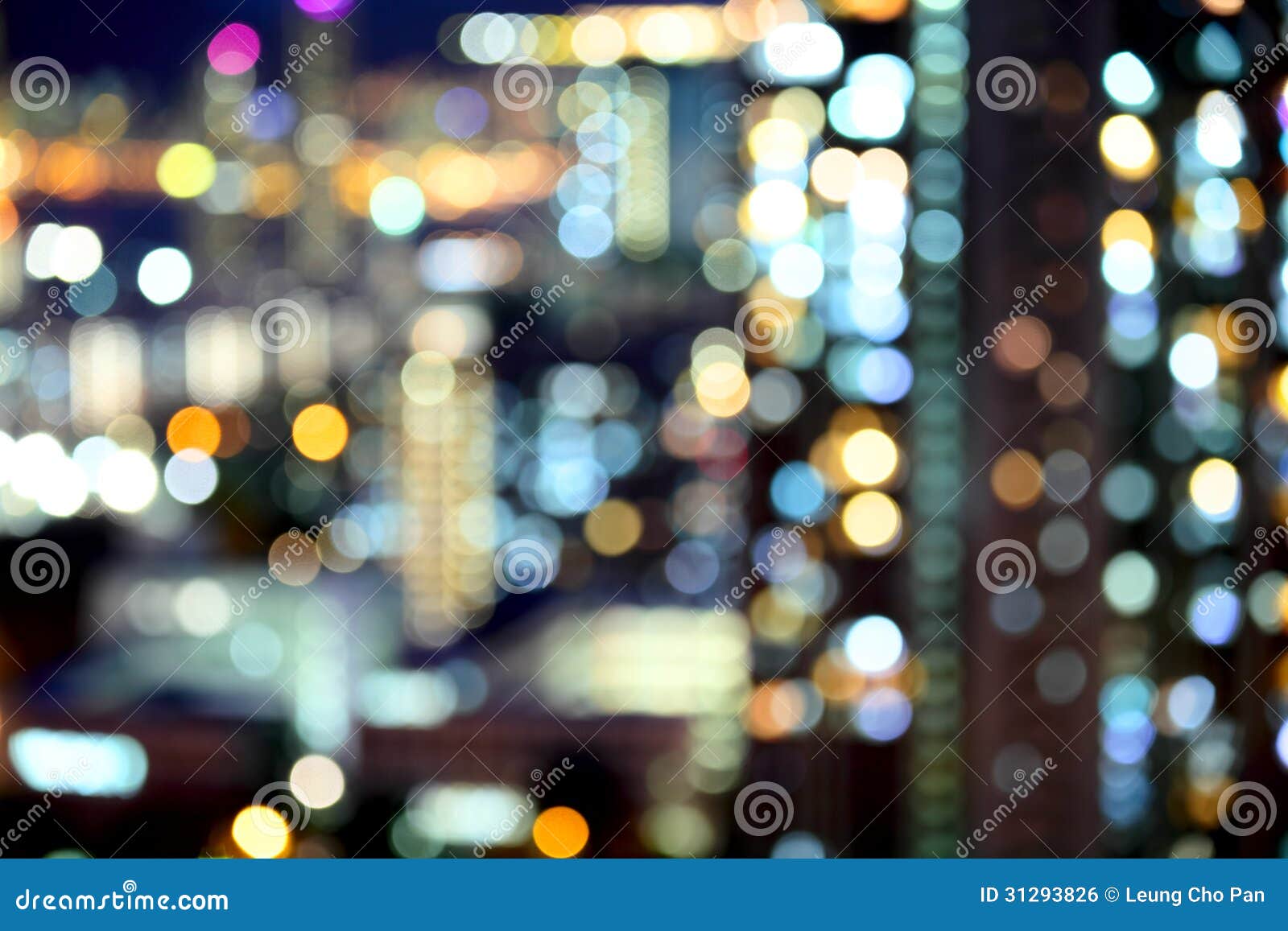 Blurred Unfocused City View Stock Photo - Image of building, dark: 31293826