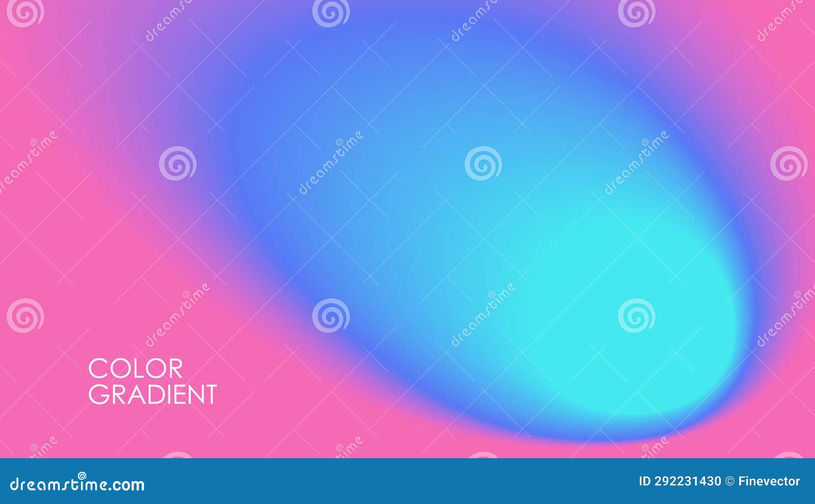 Blurred Vibrant Stain. Abstract Background with Color Gradient Shape ...
