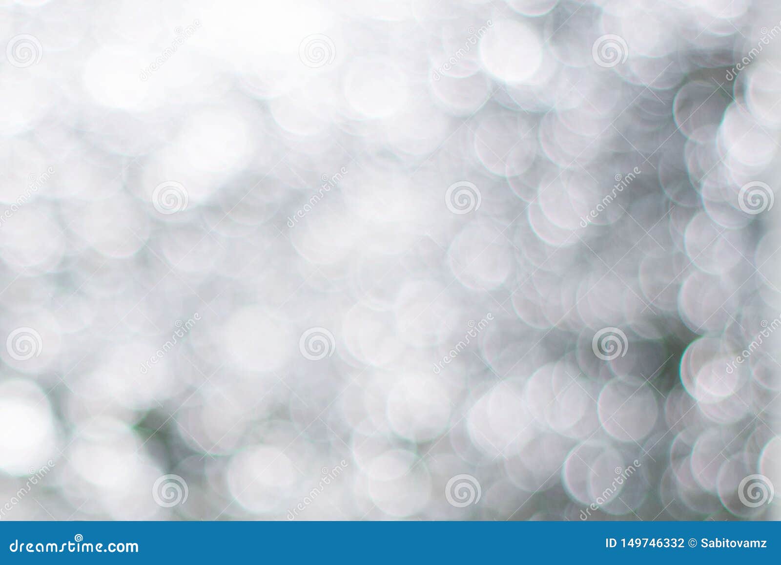Blurred View of Abstract Silver Background. Bokeh Effect Stock Photo ...