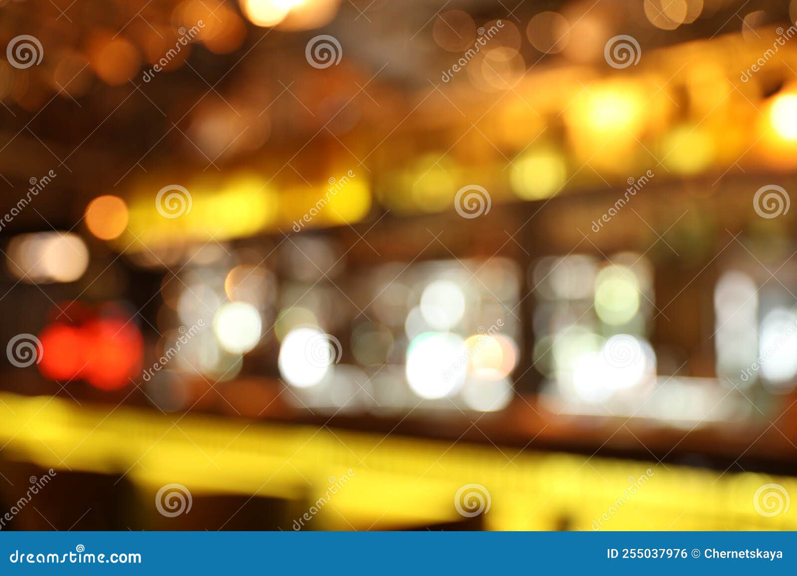 Blurred View of Bar Counter in Cafe Stock Photo - Image of blur ...
