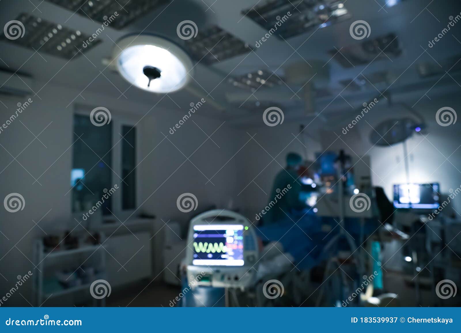 View of Doctors Operating Patient in Surgery Room Stock Image - Image ...