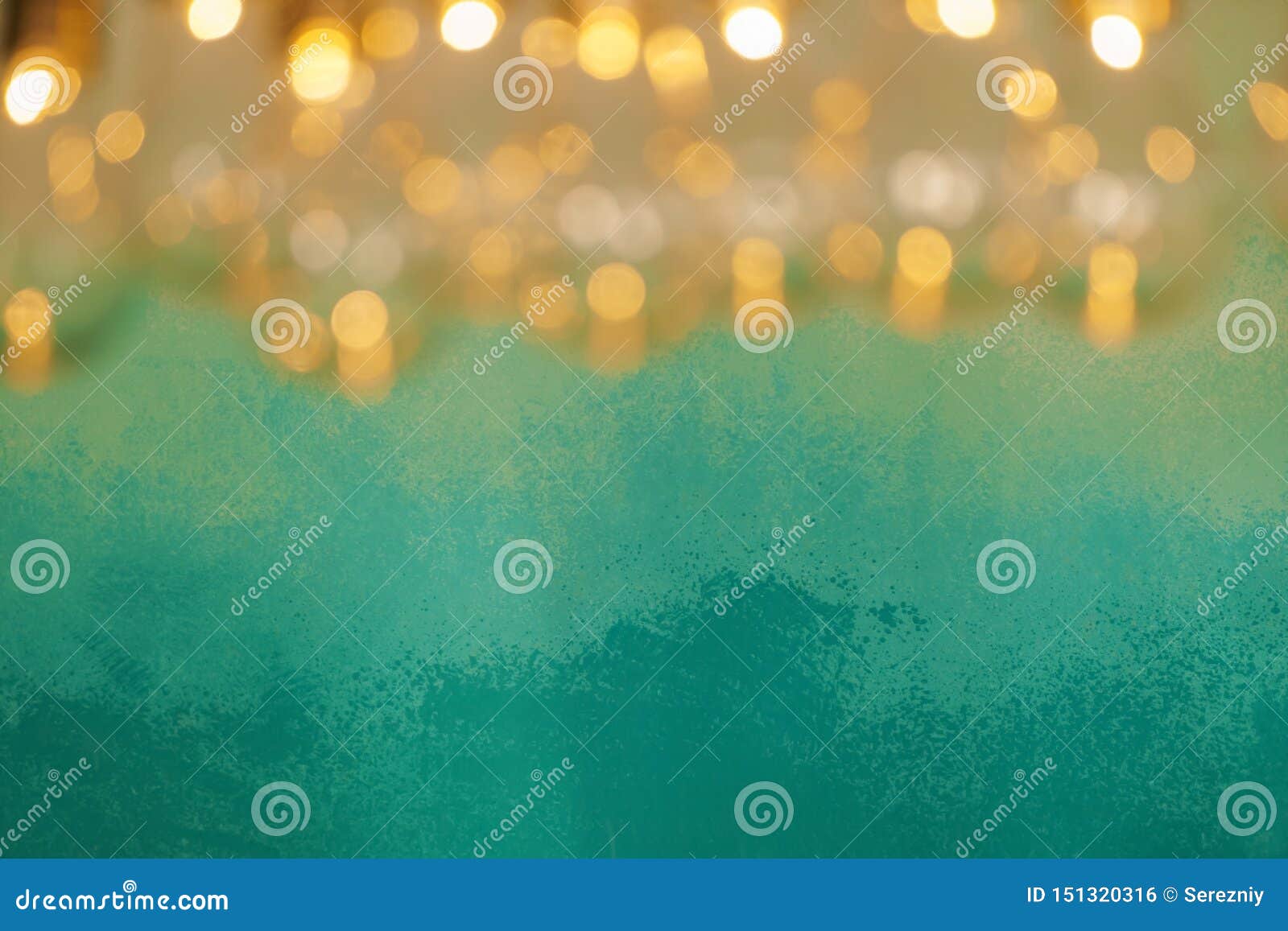 Blurred View of Glowing Lights on Color Background Stock Photo - Image ...