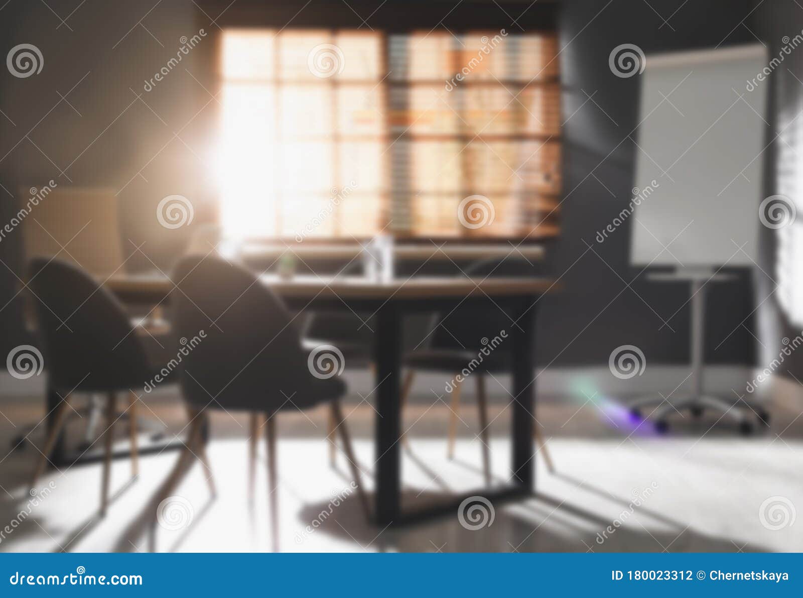 Blurred View of Office Interior Stock Photo - Image of desktop, luxury ...