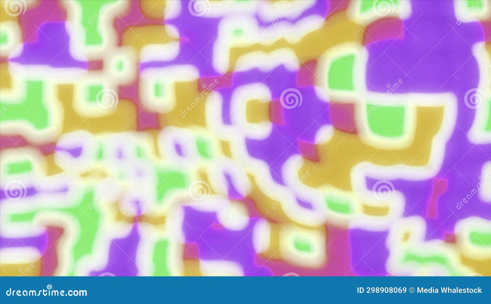 Blurred Water Effect in Psychedelic Pattern. Design Stock Image - Image ...