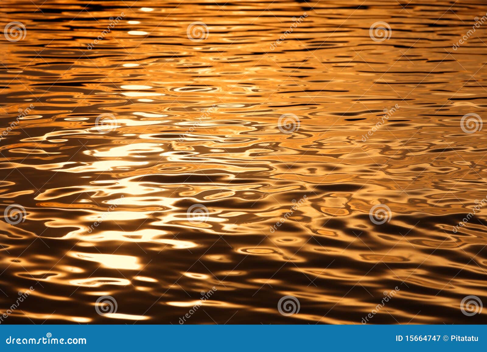 Blurred Water Surface on Sunset Stock Image - Image of river, wave ...