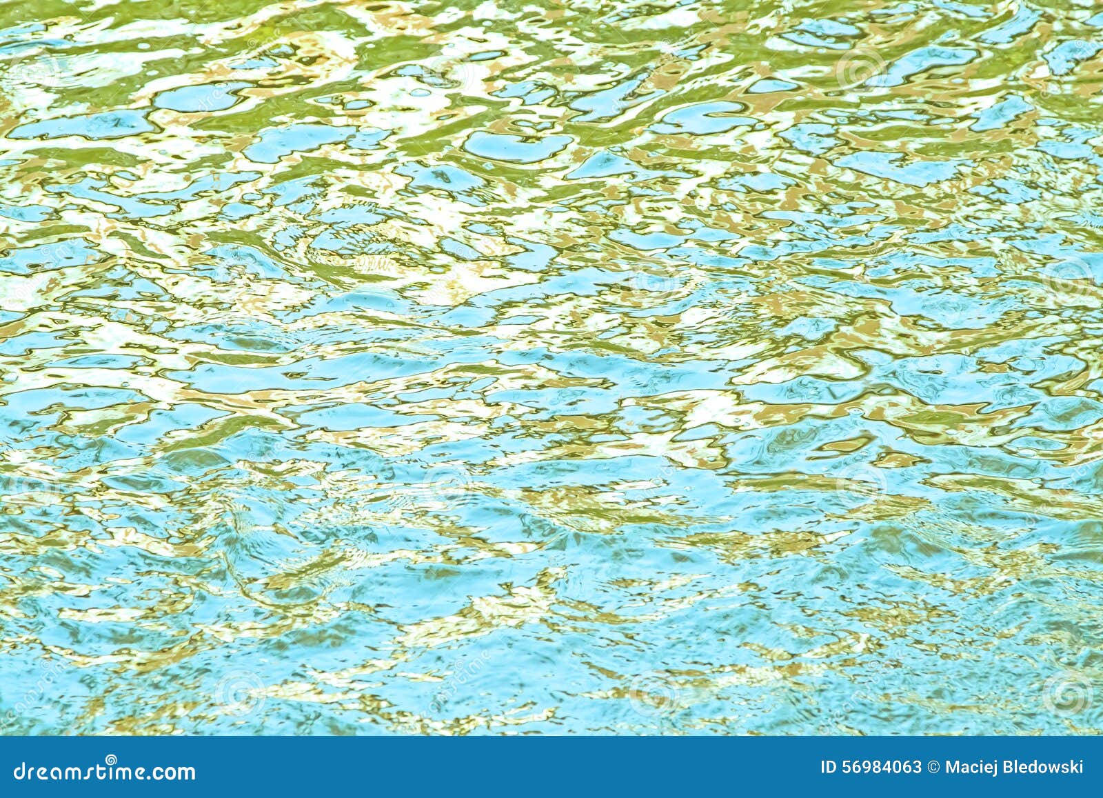 Blurred Water Waves and Reflections. Stock Image - Image of background ...