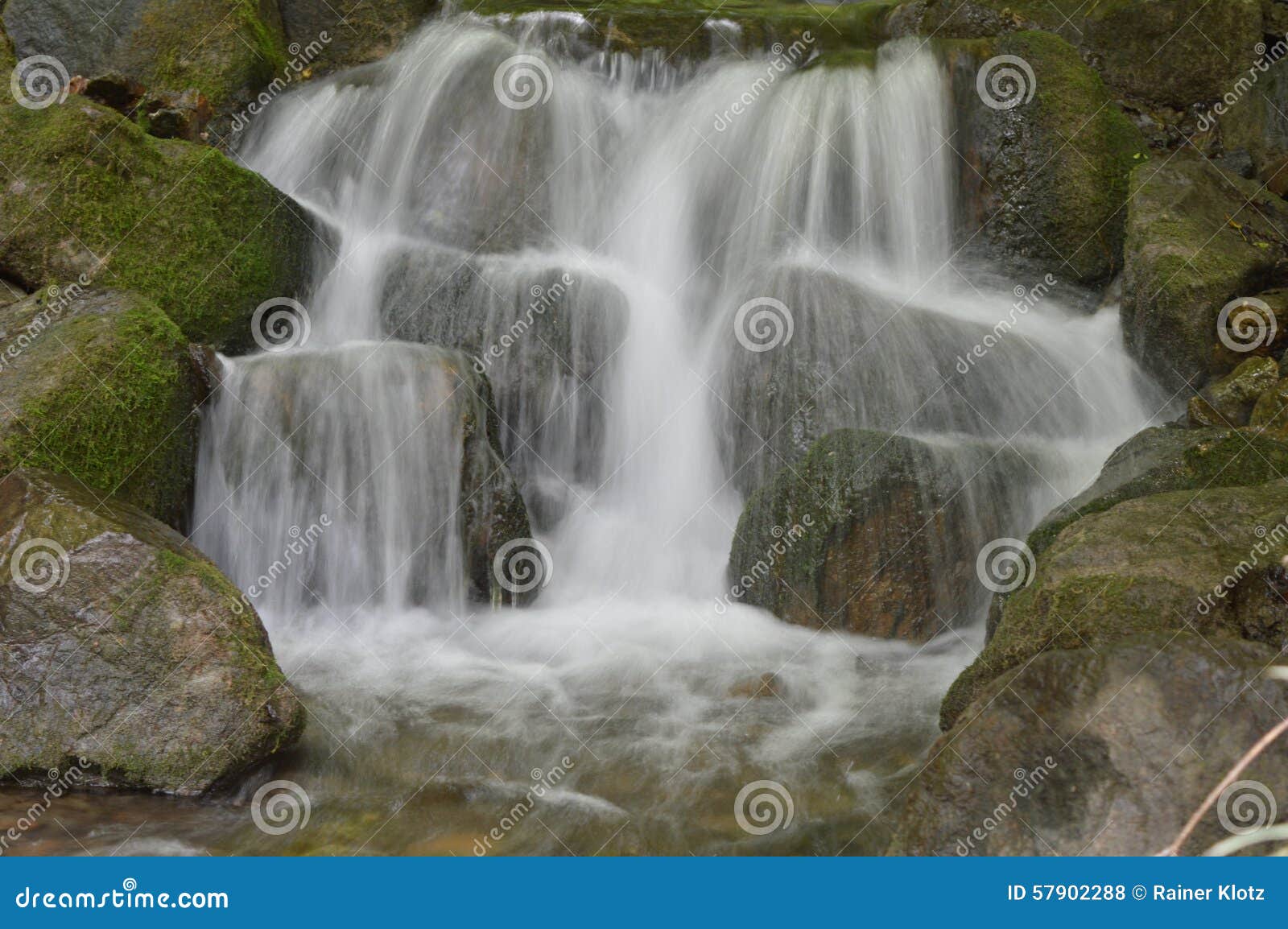 Blurred waterfall stock photo. Image of park, geirlands - 57902288