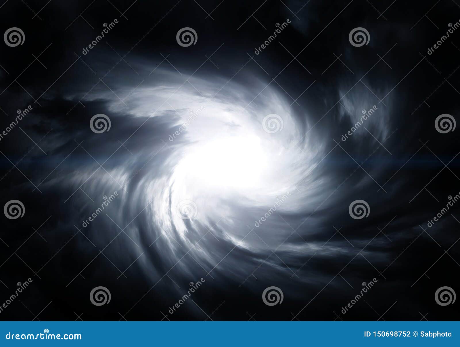 Blurred Whirlwind in the Clouds Stock Photo - Image of hurricane, loop ...