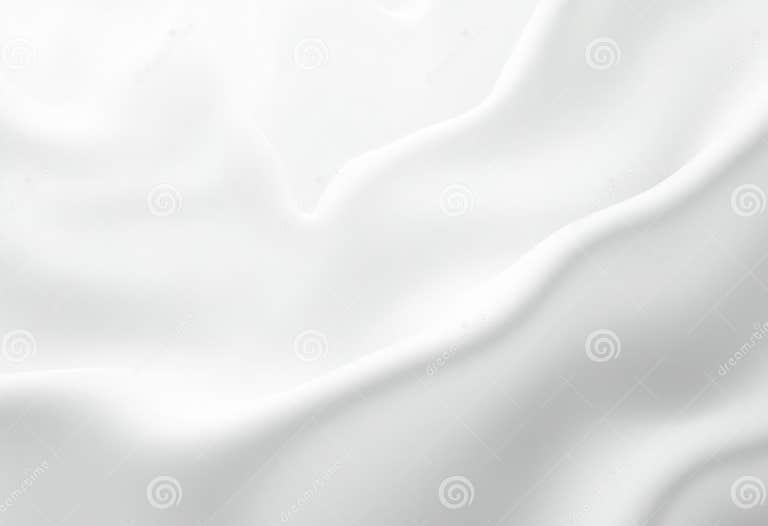 Blurred White Silk Waves Texture with Soft Light and Minimalist Design ...