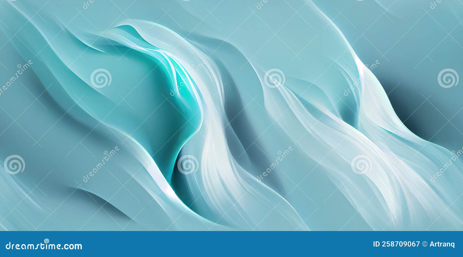 Blurring Effect, Seamless Texture, and a Gentle Flowing Flow of Bluish ...