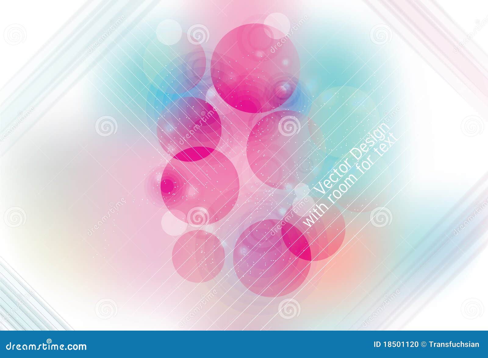 Blurry Abstract Circle and Line Background Stock Vector - Illustration ...