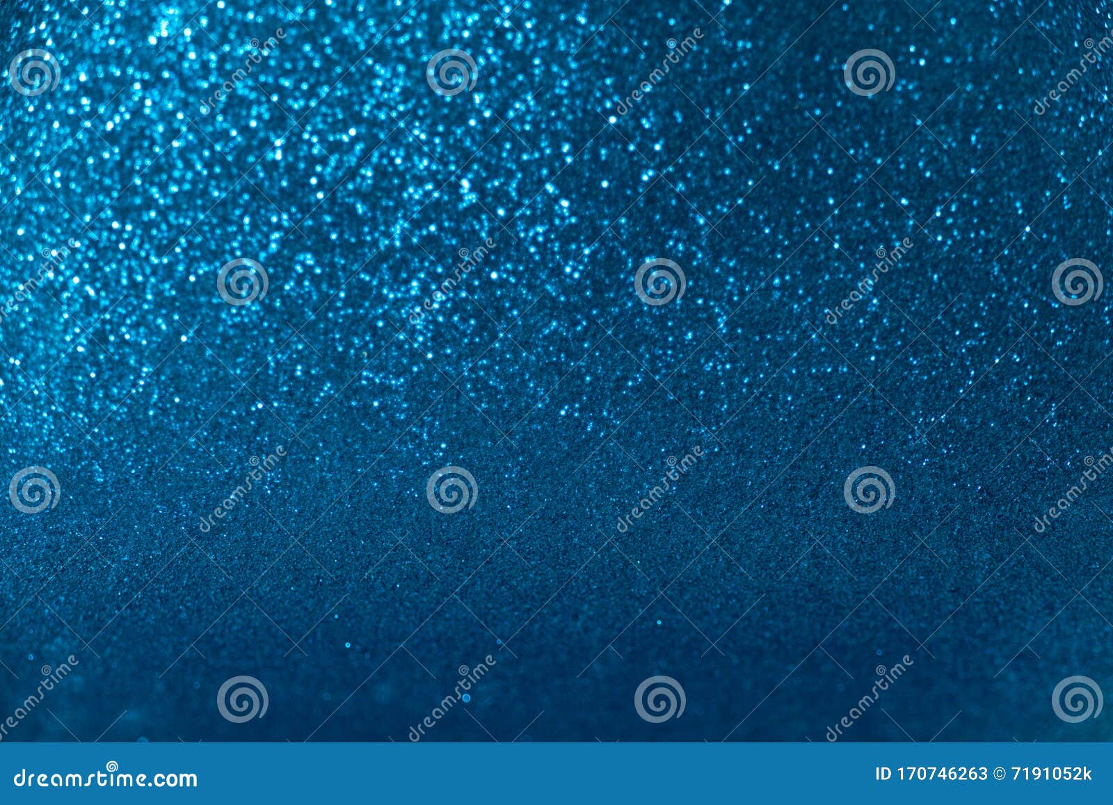 Blurry Abstract Pattern, Blue Background with Soft Glitter Bokeh Lights ...