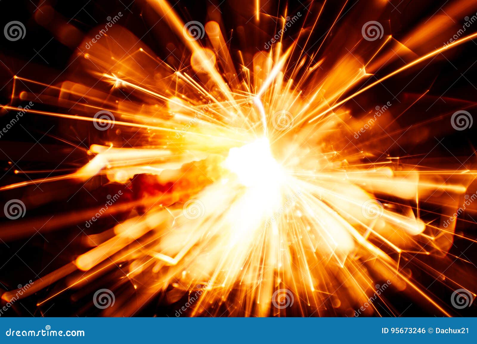 Blurry, Abstract Style Decorative Sparkles Stock Photo - Image of ...