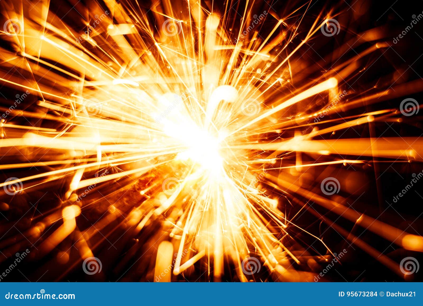 Blurry, Abstract Style Decorative Sparkles Stock Photo - Image of ...