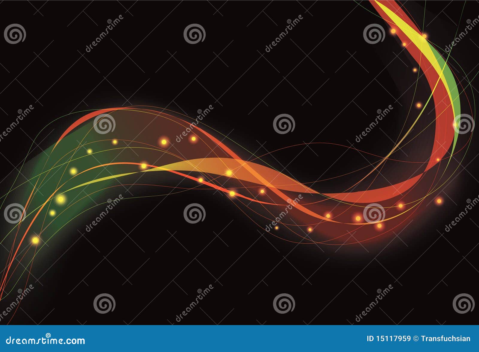 Blurry Abstract Wisp Background Stock Vector - Illustration of green ...