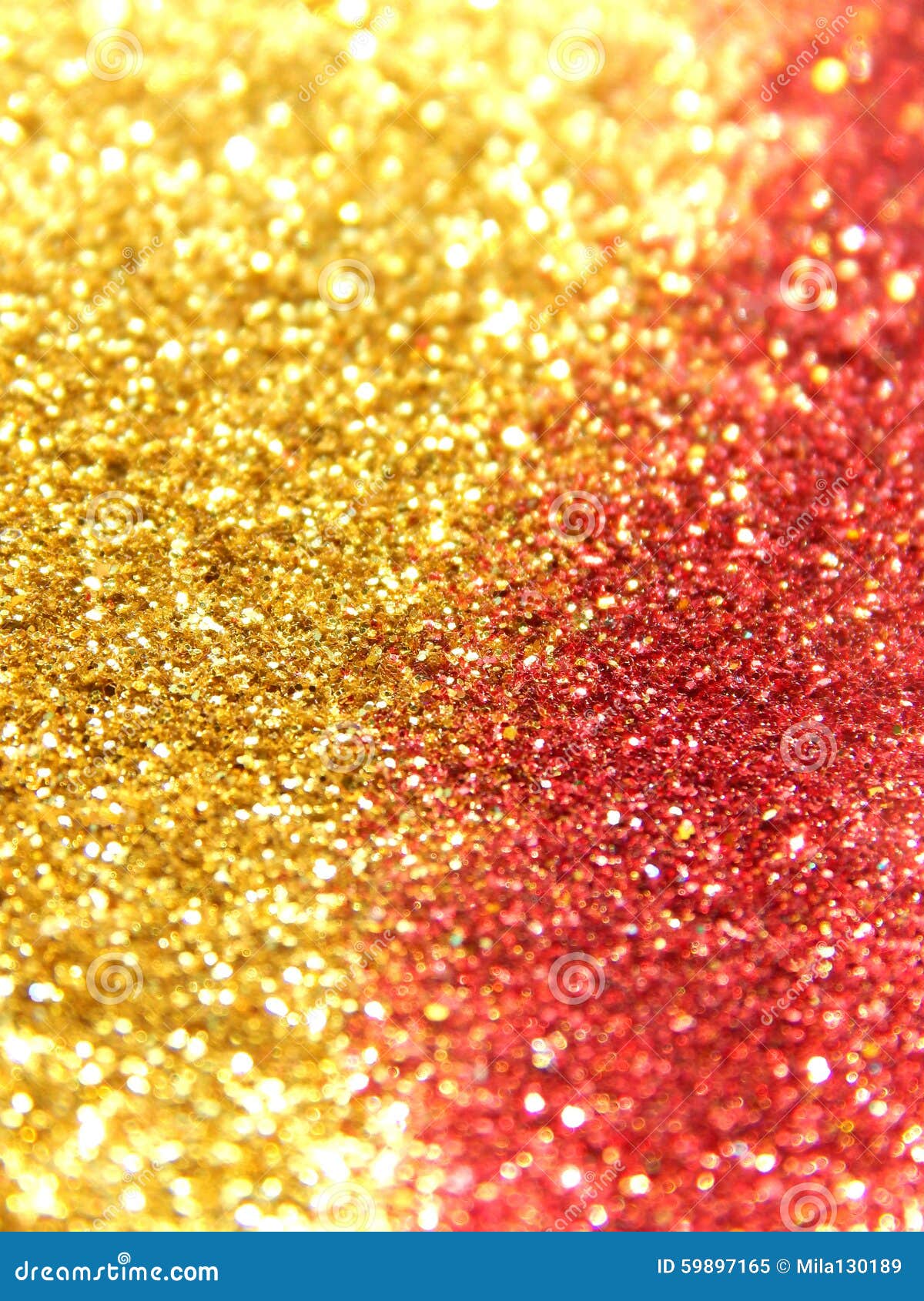 Blurry Background of Golden and Red Glitter Sparkle Stock Image - Image ...