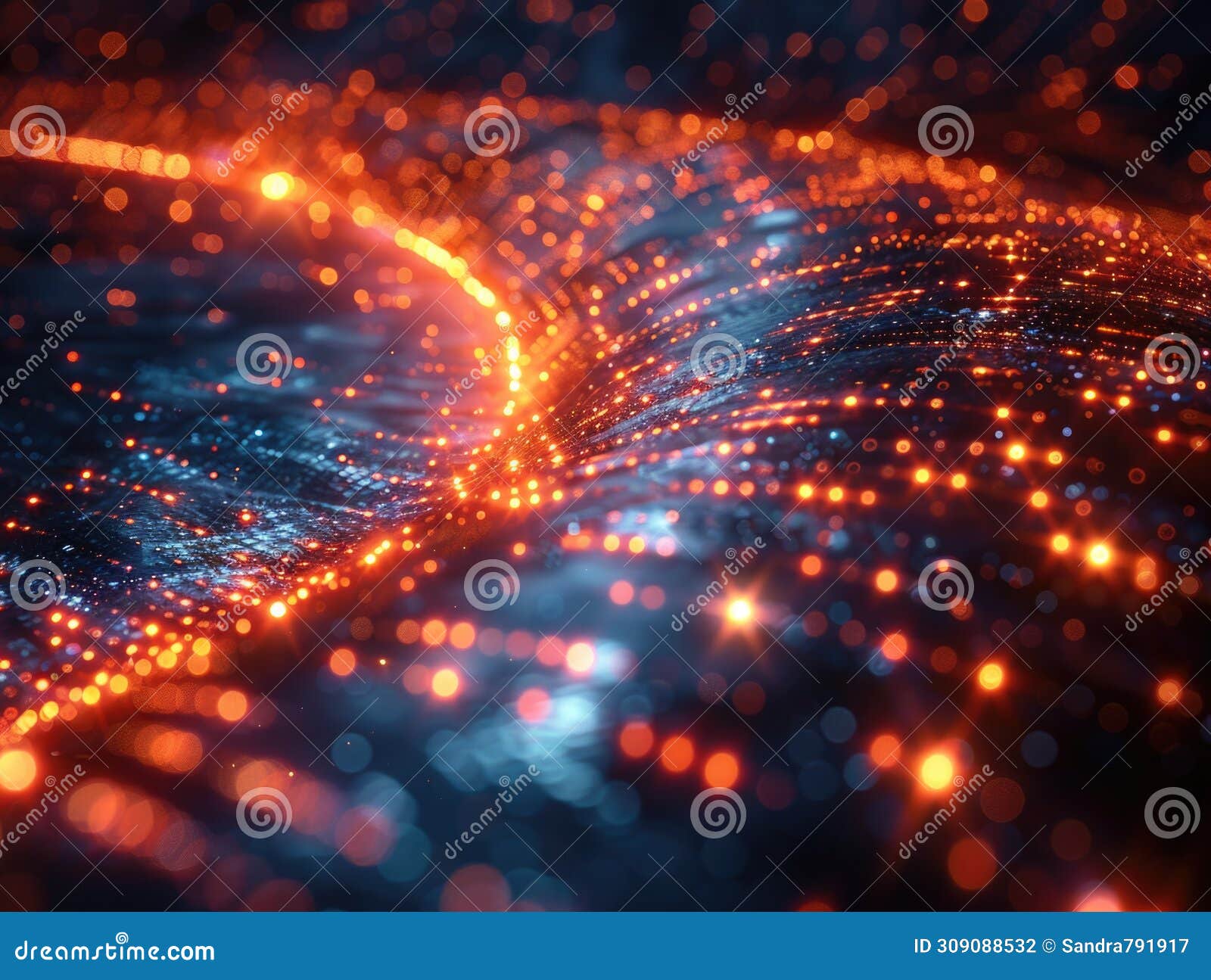 Blurry Book Illuminated by Bright Lights Stock Photo - Image of ...