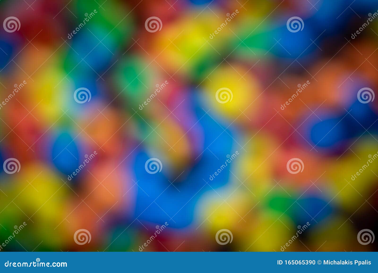Blurry Bright Colourful Background with Coloured Patterns Stock Photo ...