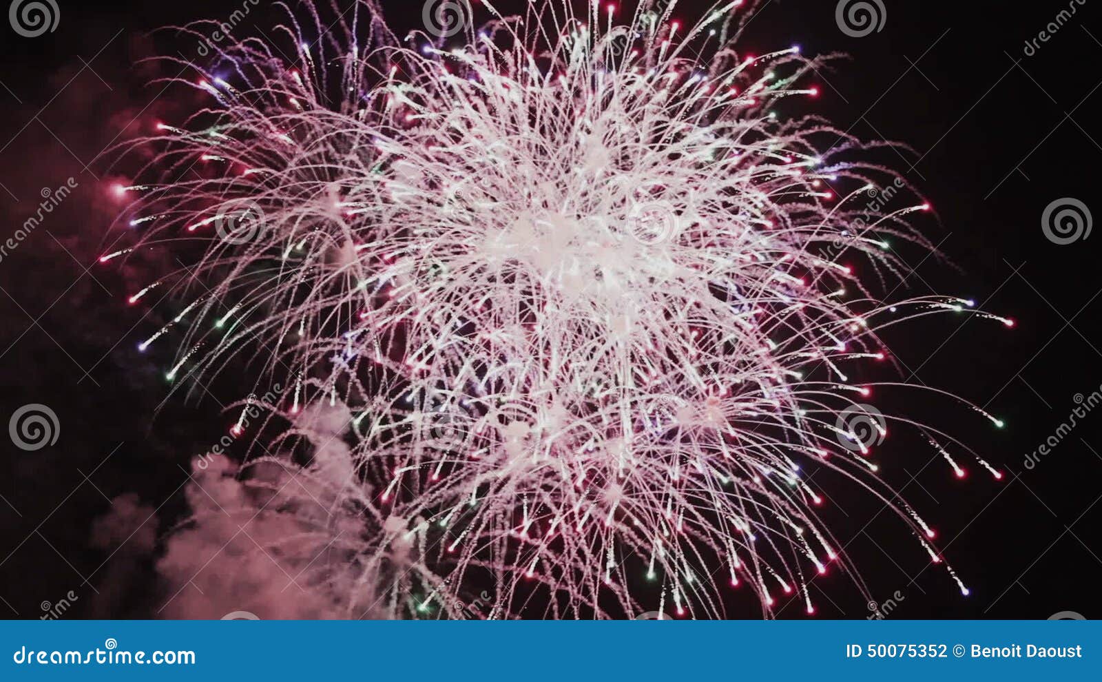 Blurry Celebration and Fireworks Explosions Background Stock Footage ...