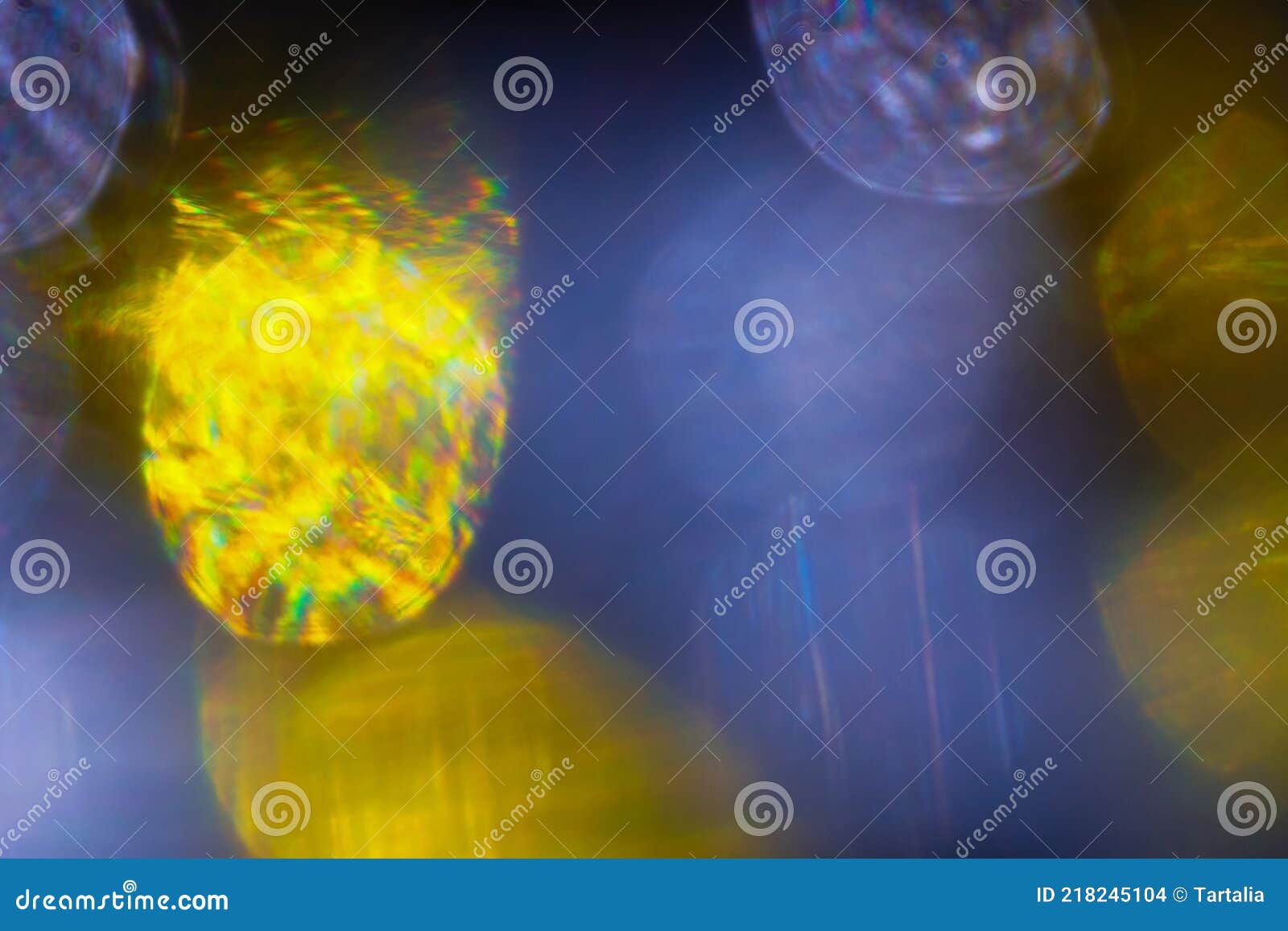 Blurry Color Glowing Yellow Spots on Gray Background Stock Photo ...