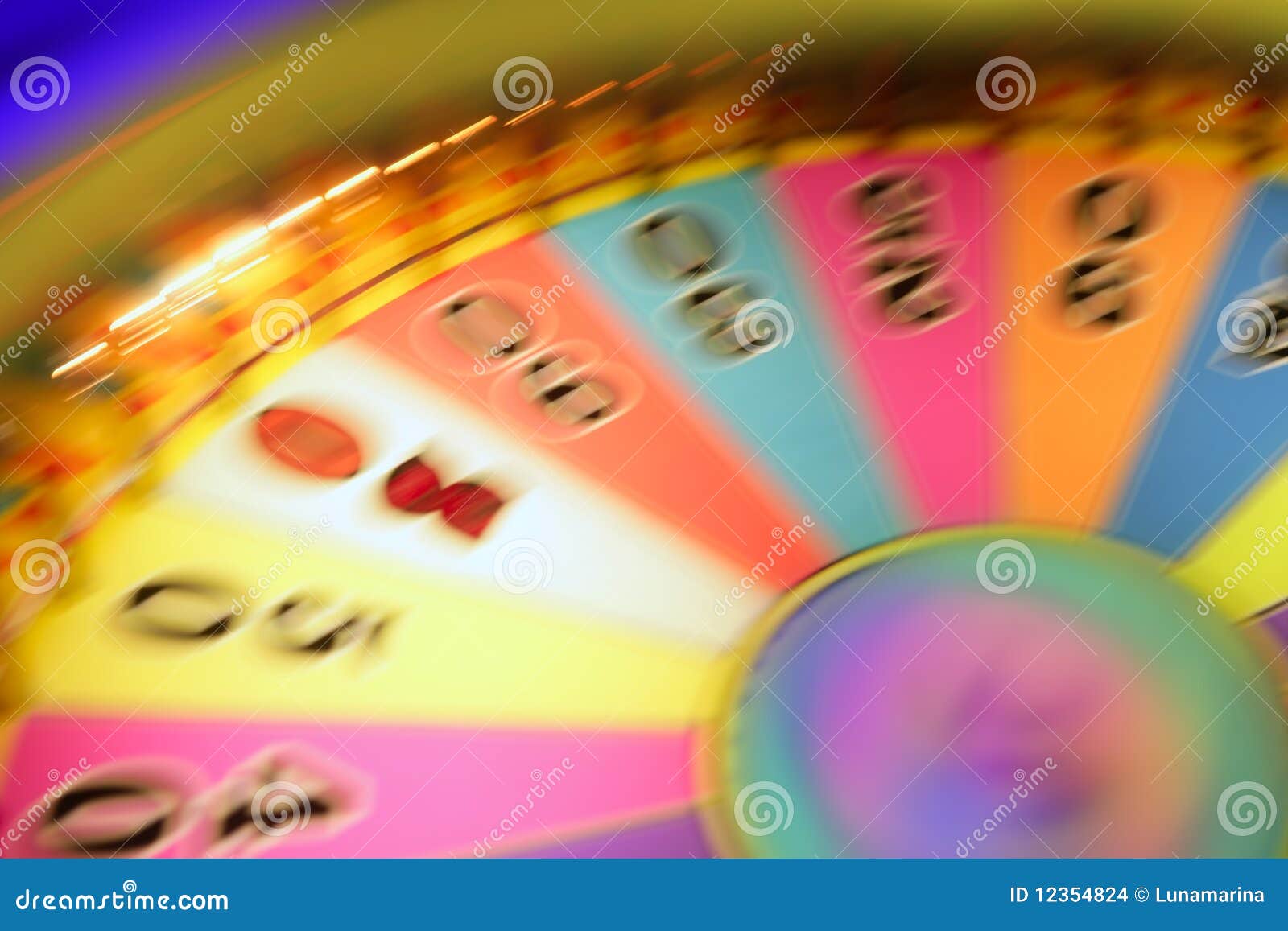 Blurry Colorful Glow Gambling Roulette Stock Photo - Image of gamble ...