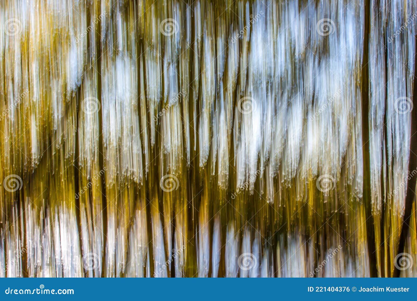 Blurry Distorted Trees in a Park, with Motion Blur Stock Photo - Image ...