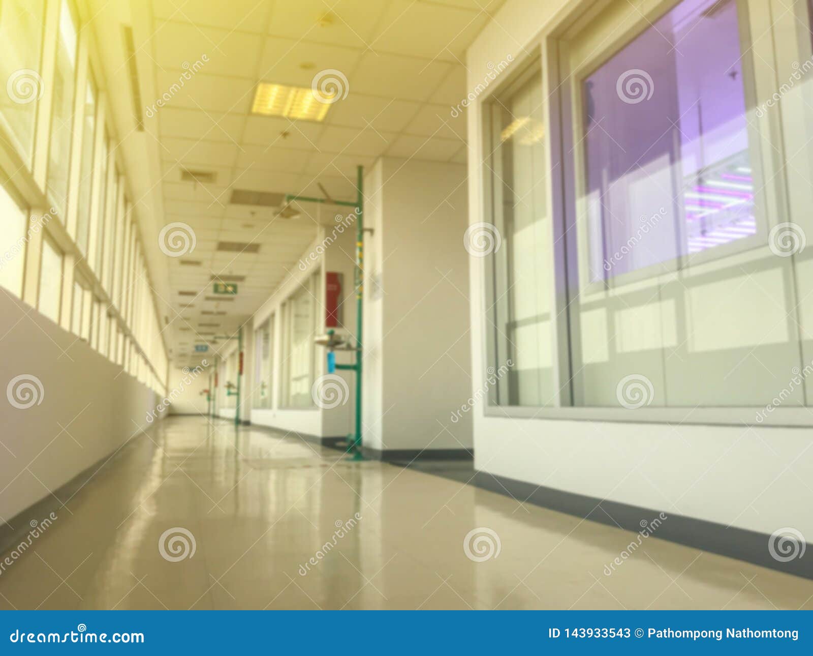 Empty Modern Laboratory Path Way Stock Image - Image of home, floor ...