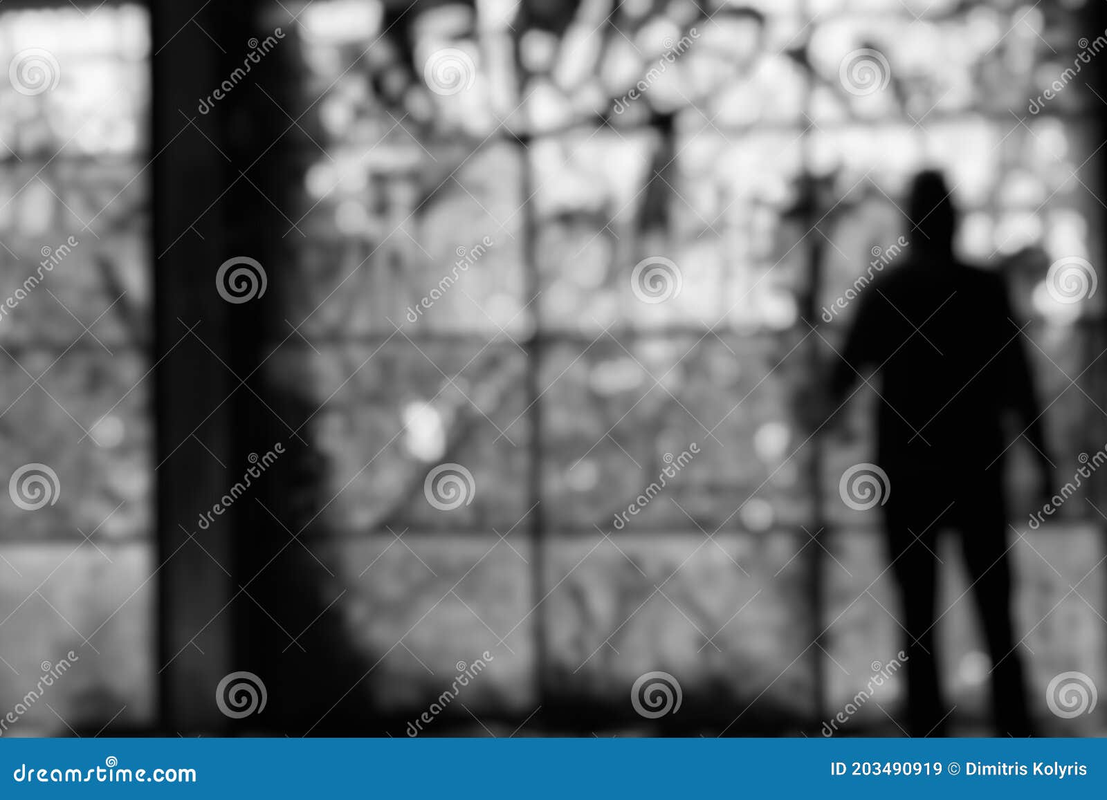 Blurry figure glass window stock image. Image of rectangles - 203490919