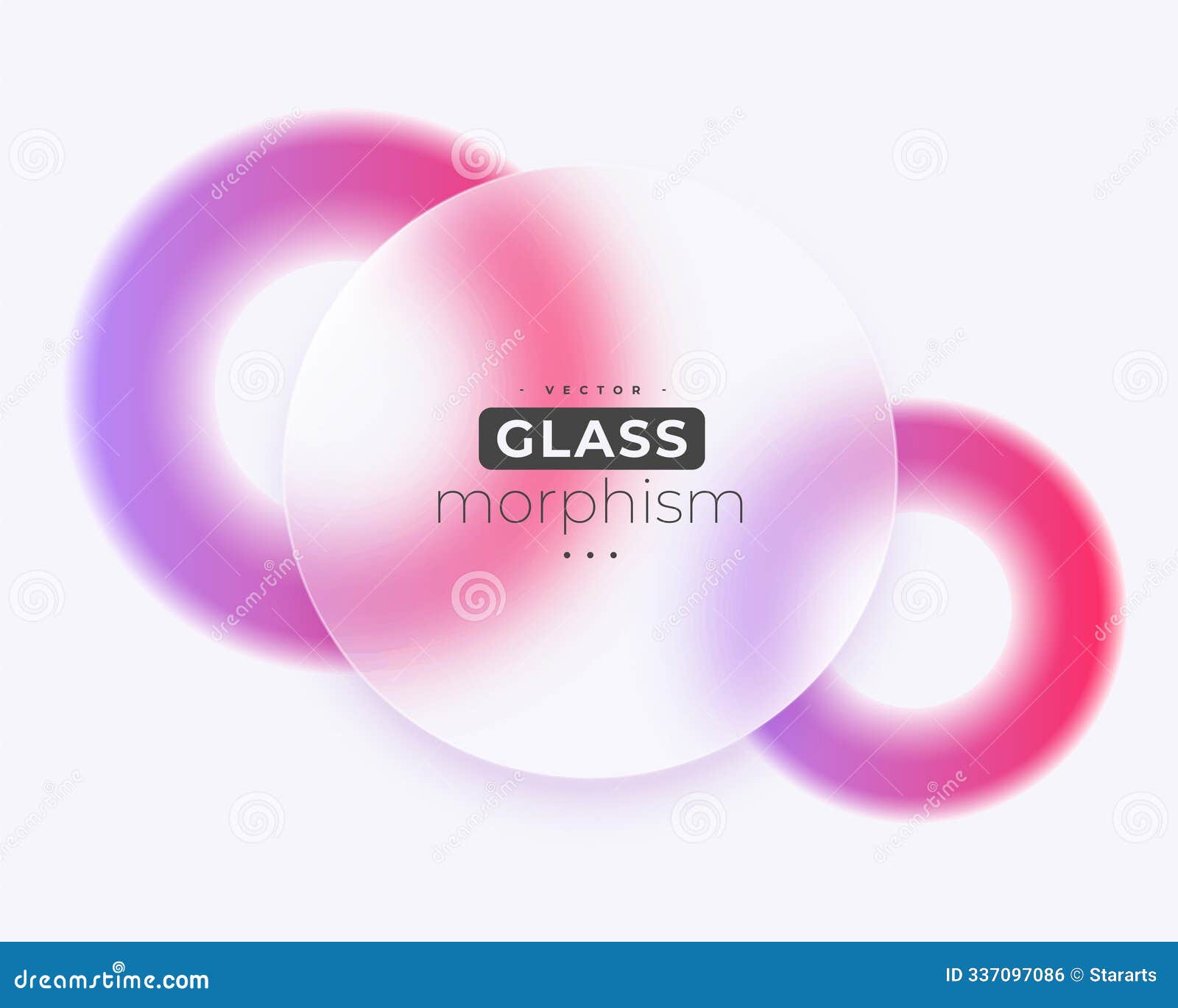 Glass Morphism Abstract Gradient Background Design Stock Photography ...