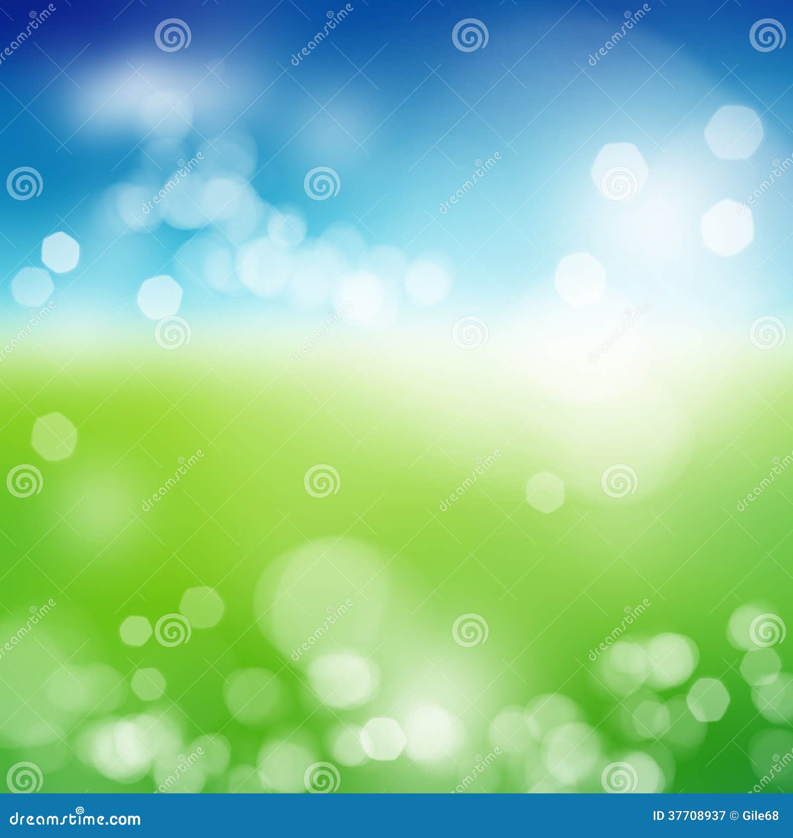 Blurry Green Light Background Vector Illustration | CartoonDealer.com ...
