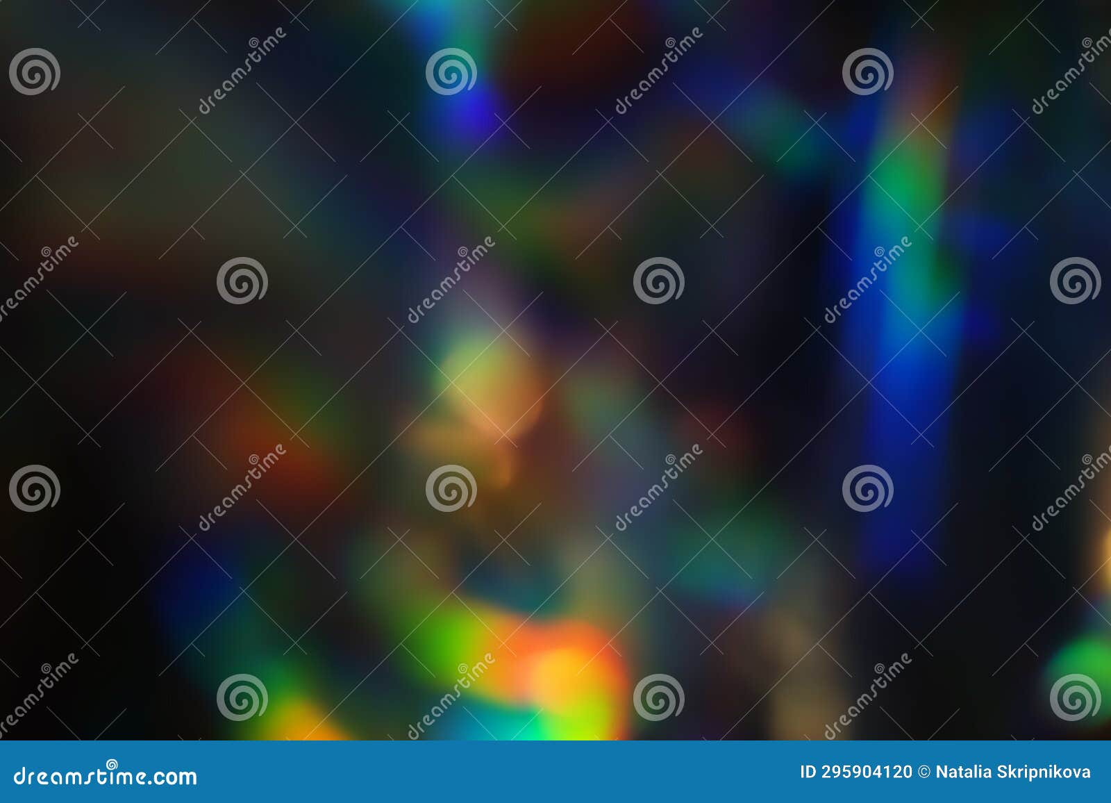 Abstract Blurred Rainbow Background. Stock Photo - Image of holography ...